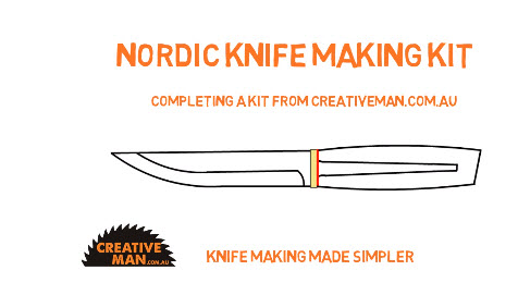 Youtube video: Putting together a Stick Tang Knife Kit - Nordic Edge