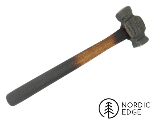 Blacksmith Rounding Hammer, 2.5 LBS, Northern Iron Forge - Nordic Edge