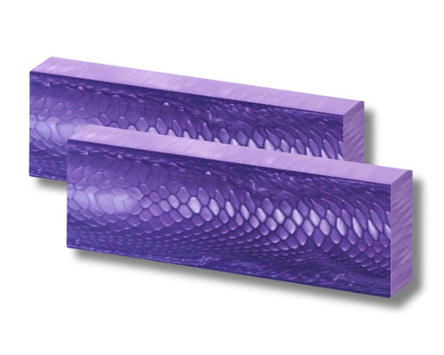 Juma Purple Dragon Handle Scales – Synthetic Resin Knife Handle ...