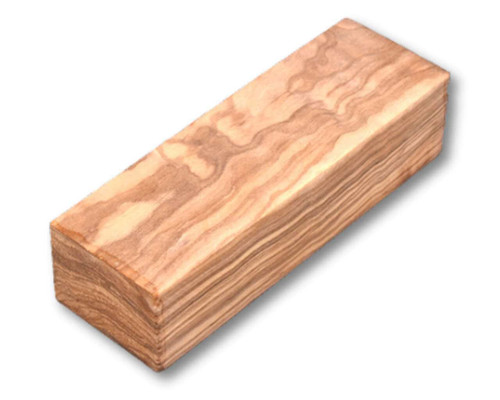 Olive Wood Handle Block 130 x 40 x 30 mm | Nordic Edge