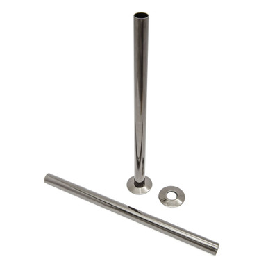 Black Nickel 300mm Pipe Shroud (pair) - Hot-Flow