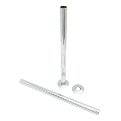Chrome 300mm Pipe Shroud (pair) - Hot-Flow