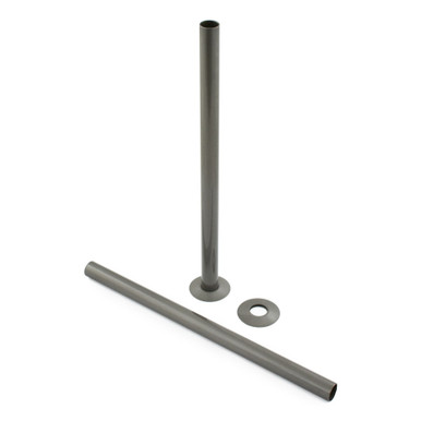 Metallic Grey 300mm Pipe Shroud (pair) - Hot-Flow