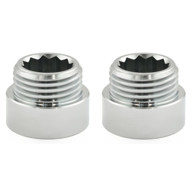 Hot Flow | 10mm Rigid Radiator Valve Extensions 1/2 inch BSP - Chrome ...