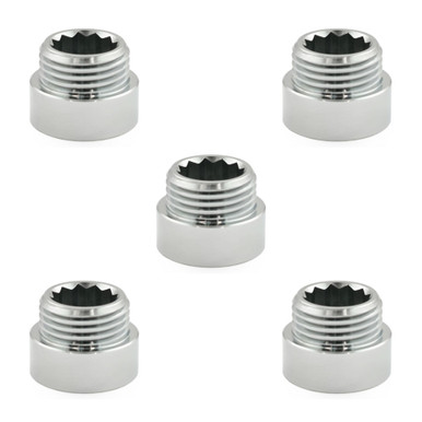 Hot Flow | 10mm Rigid Radiator Valve Extensions 1/2 inch BSP - Chrome ...