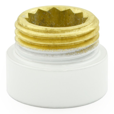 Hot Flow | 10mm Rigid Radiator Valve Extensions 1/2 inch BSP - White ...