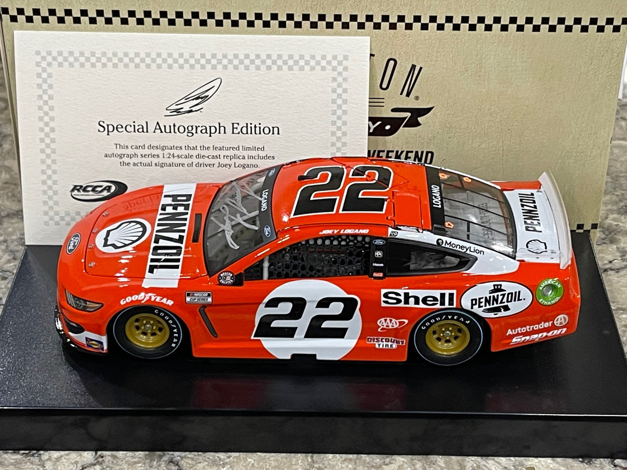 2021 Action Joey Logano Autographed