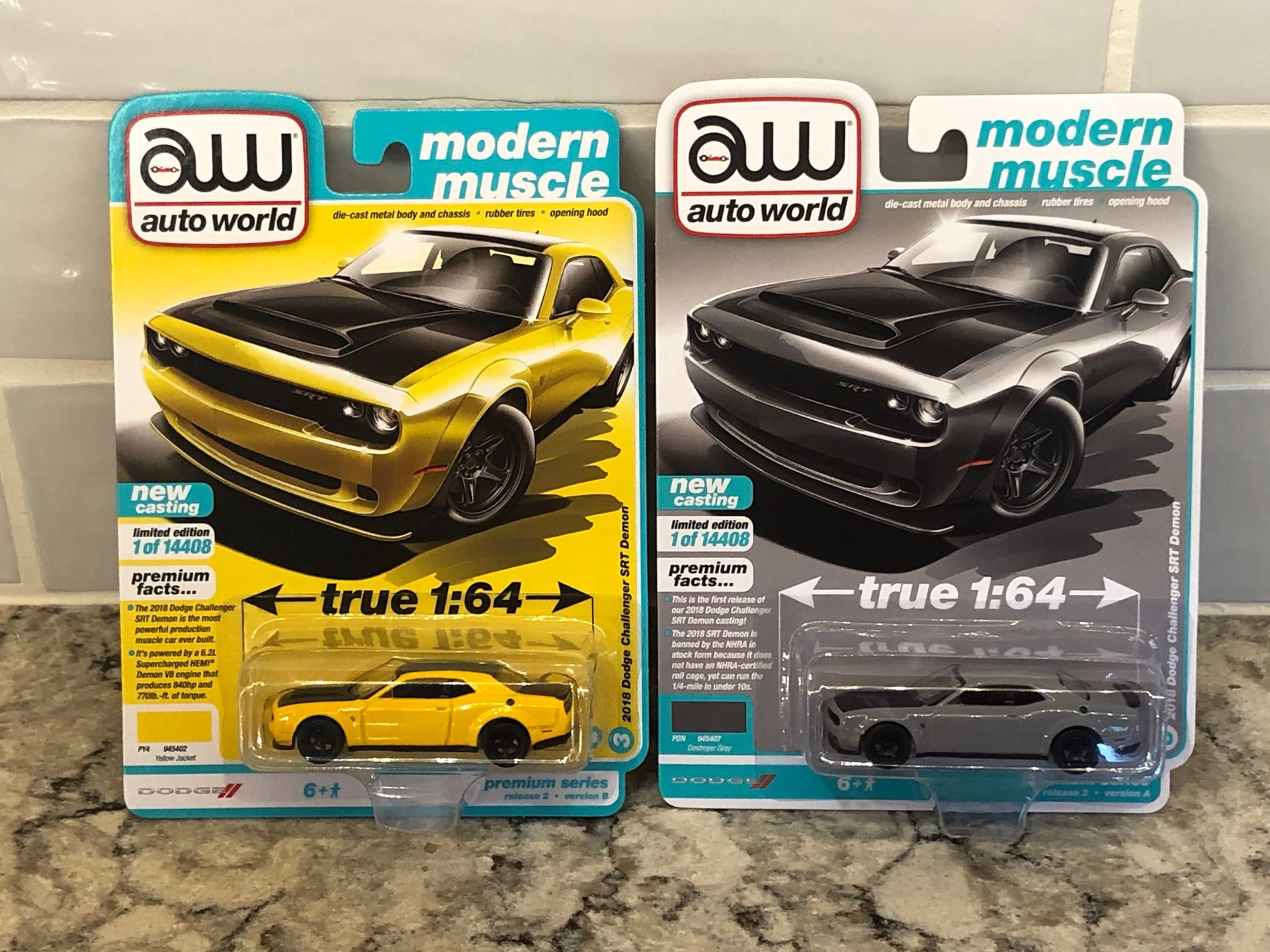 2018 Auto World challenger Demon 1/64