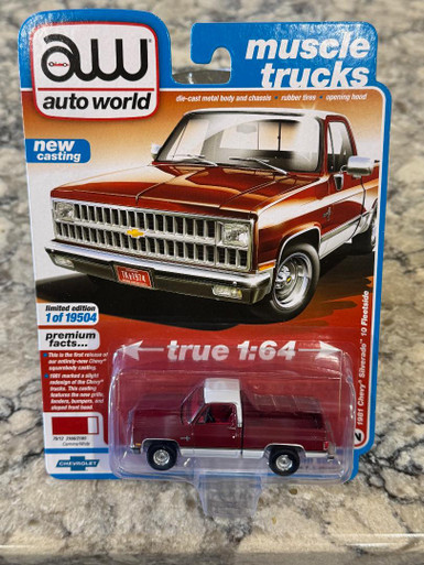 81 Auto World Silverado Carmine Red