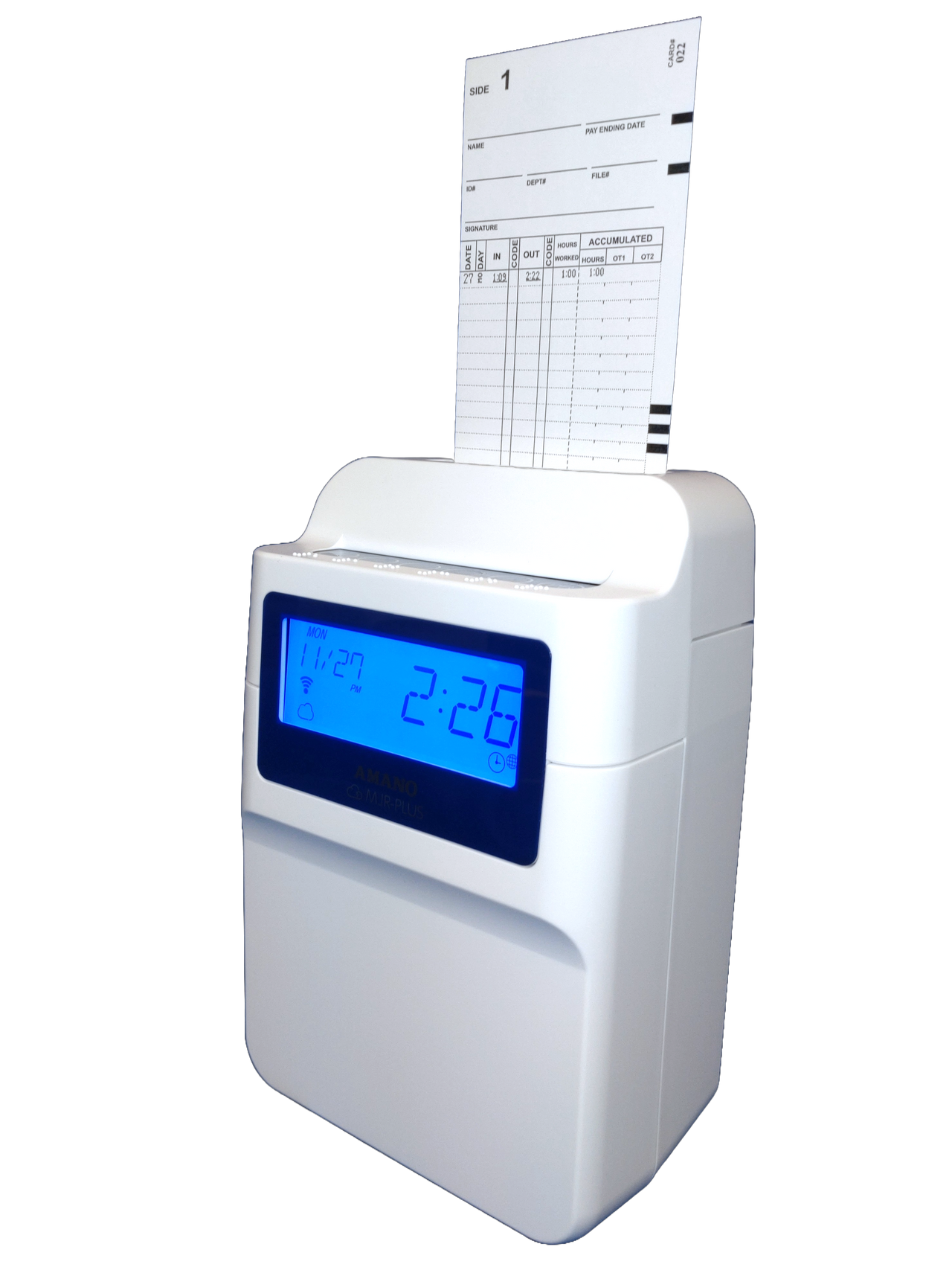 MJR-PLUSez calculating time recorder 50 employees