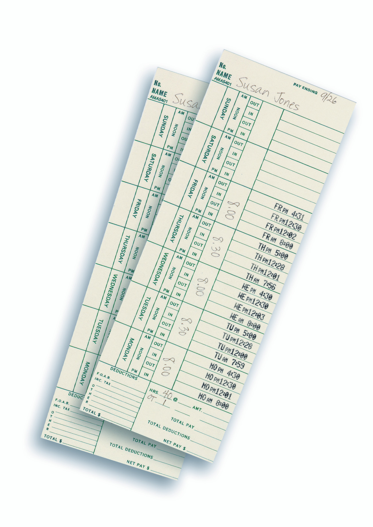 PIX-25 Electronic Time Recorder - Amano