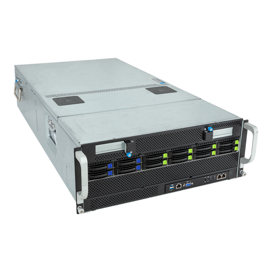 Gigabyte 4U HPC/AI Server - AMD EPYC 9004, Dual CPU, 10x Gen5 GPUs ...