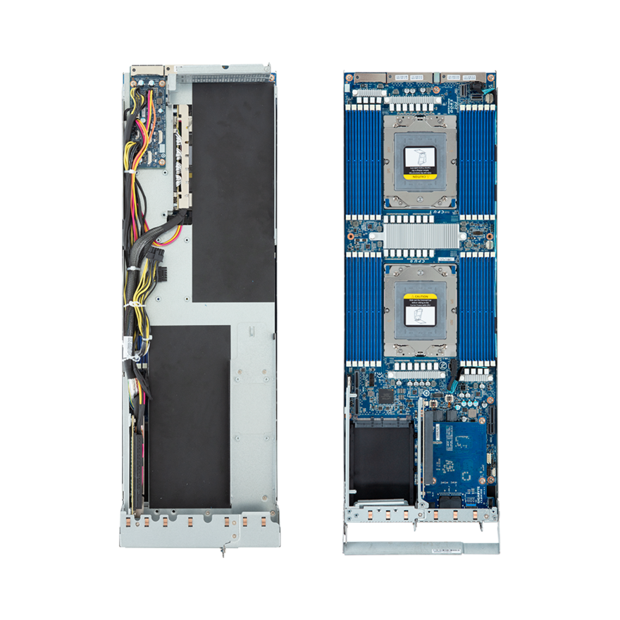 Gigabyte 2U High Density Server Barebone - AMD EPYC 9004, 2-Node Dual ...