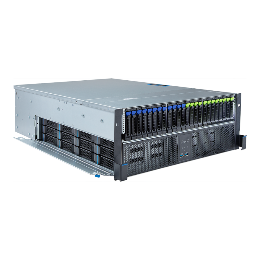 Gigabyte 4U Sorage Server Barebone - AMD Epyc 7003, 2x M.2 Gen4 x4 ...