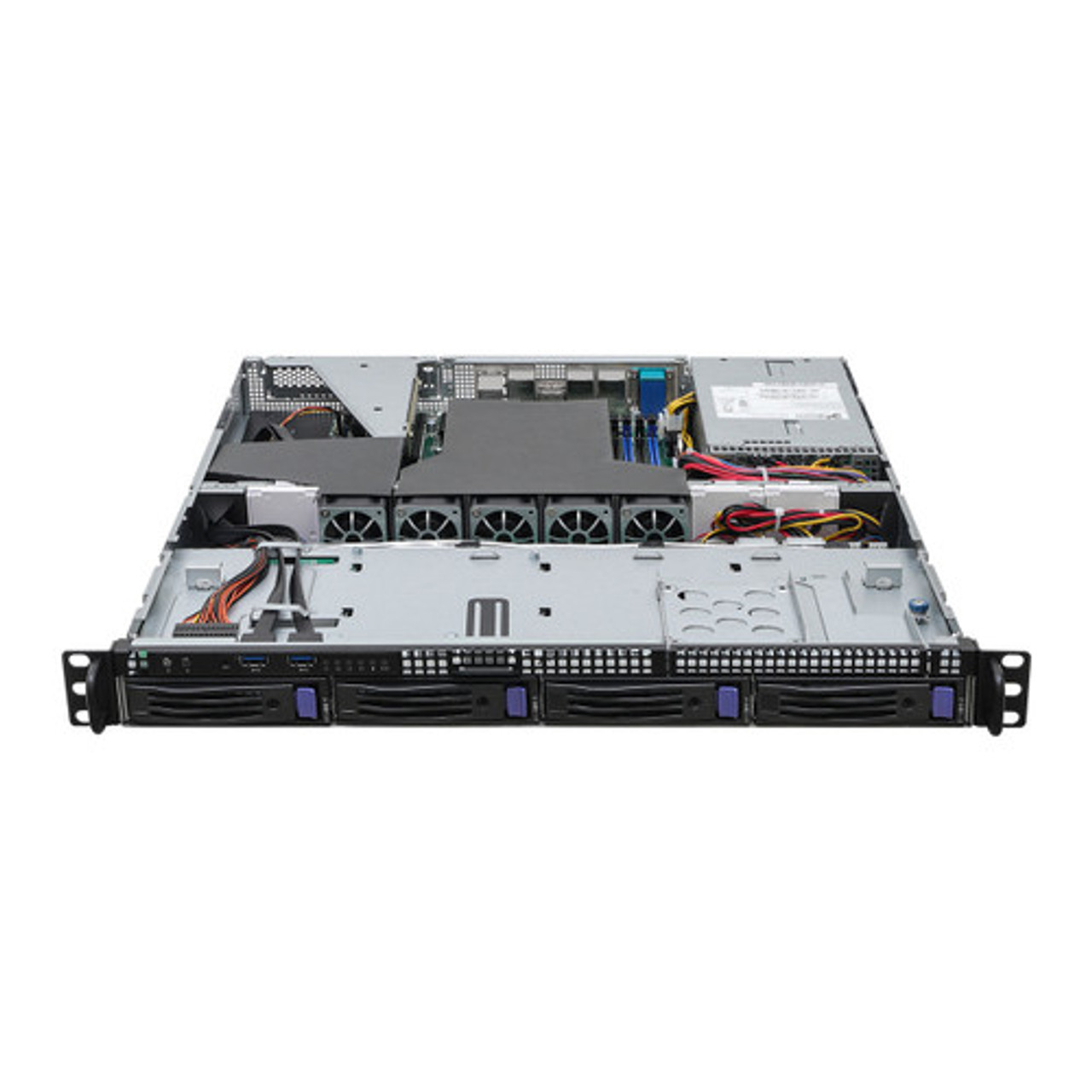 ASRock Rack RPSU AMD Ryzen 7000 Socket AM5 1U Rackmount Server - Barebone (1U4LW-B650/2L2T RPSU)