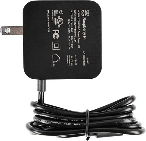 Raspberry Pi Power Adapter Pi5 Official Original 27W Power PD Adapter ...