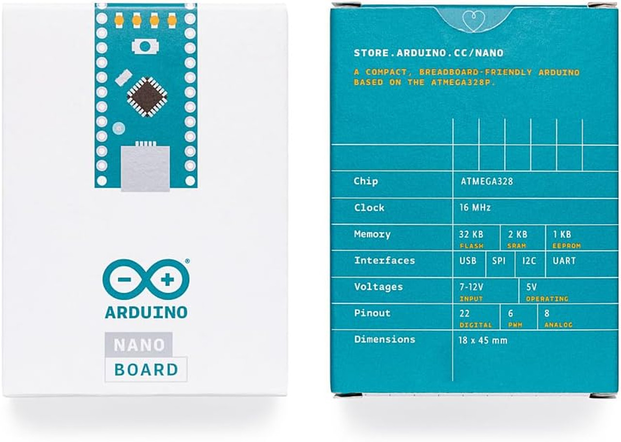 Arduino Nano Microcontroller Board Compact Atmega328 Mini B Usb A000005