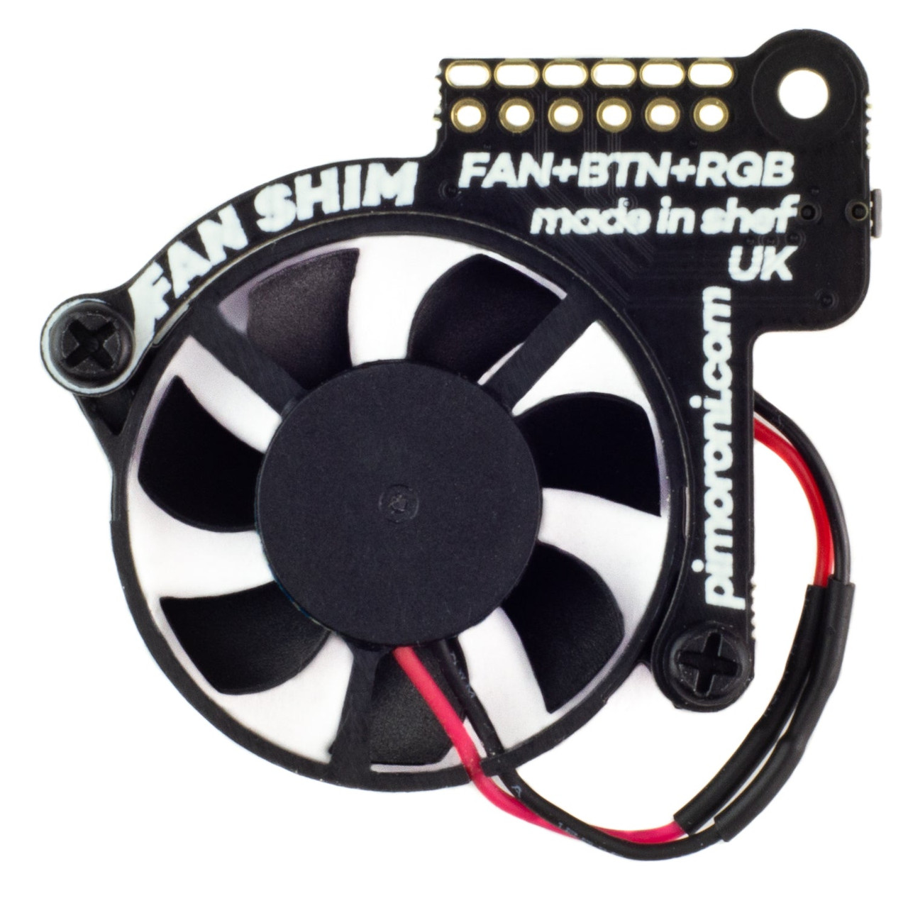 Pimoroni PIM461 Fan SHIM for Raspberry Pi 30mm no-solder, controllable ...