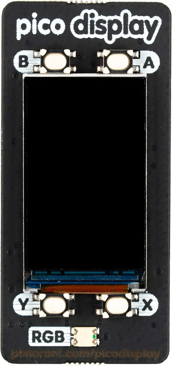 Pimoroni PIM543 Pico Display Pack 1.14" IPS LCD screen for your ...