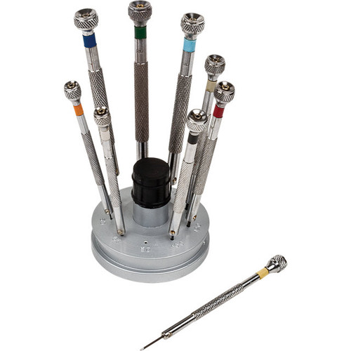 9-Piece Screwdriver Set | Rotating Carousel
