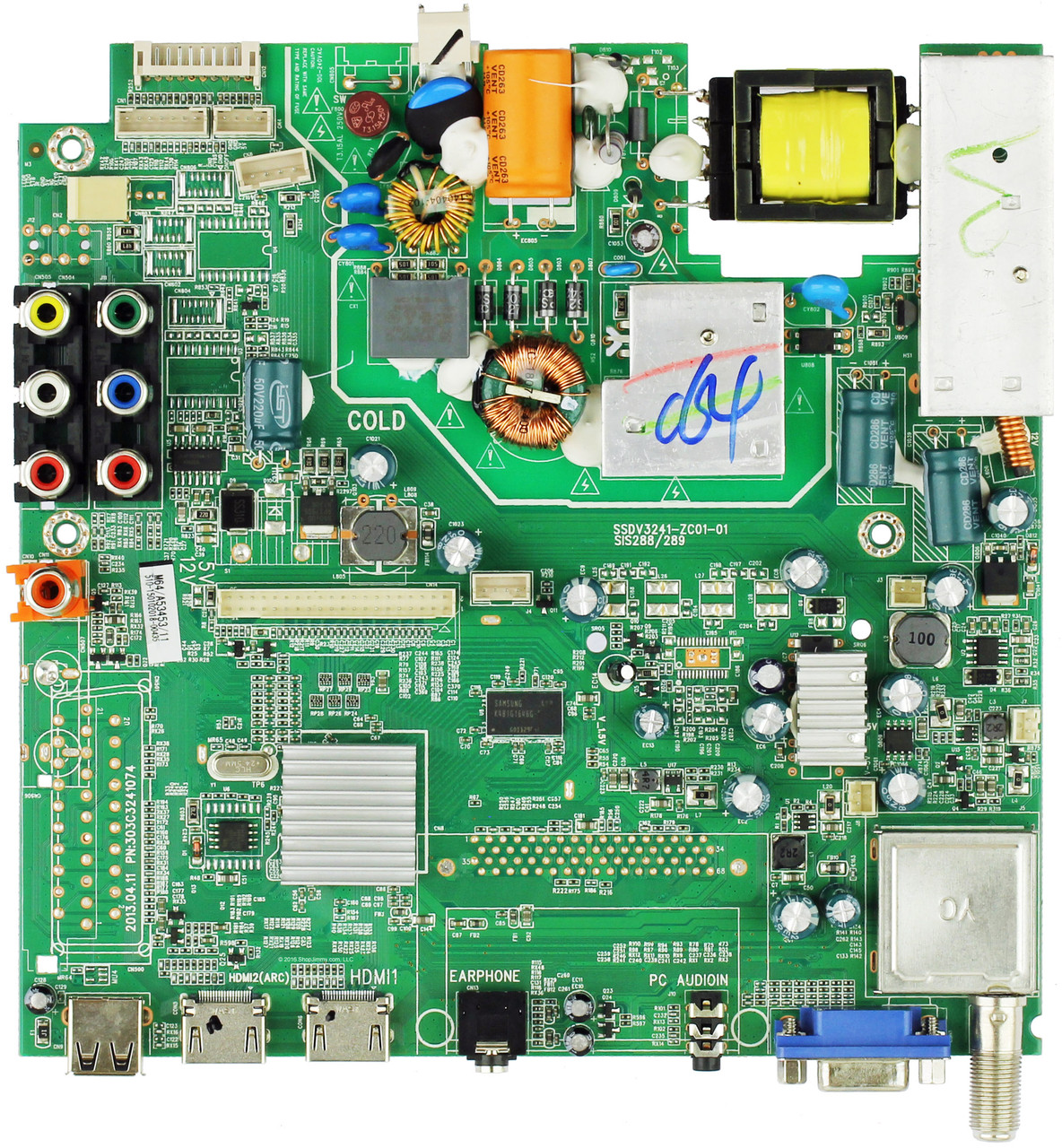 Proscan PLED1960A-G (A1505 Serial) Main Board / Power Supply