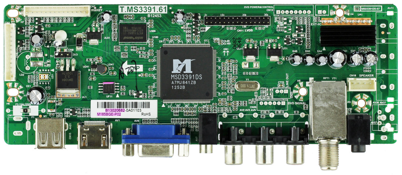 Digitrex B13020682 Main Board for LED24T7TEH Version 1