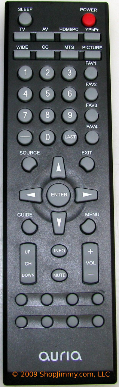 Auria EQ2288F Remote Control