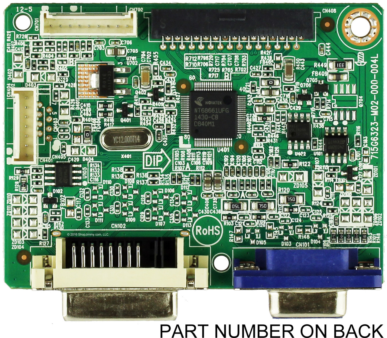 Viewsonic GQECB0VV0480 Main Board for VA2246-LED (VS15451) (SEE NOTE)