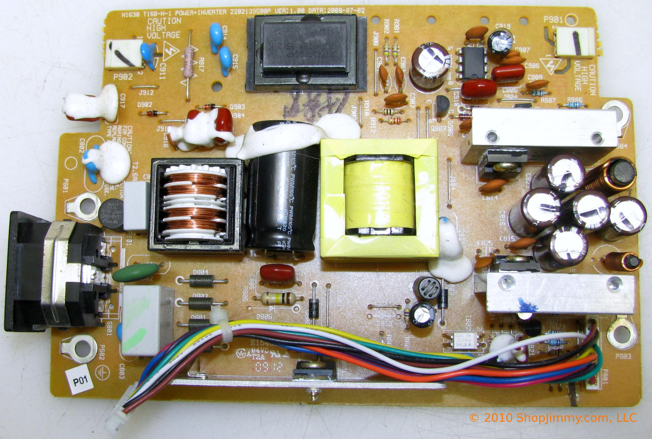 ViewSonic 6204-7016000001 Power Supply / Backlight Inverter