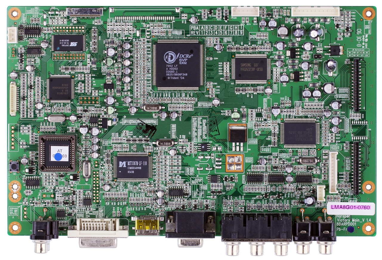Electrograph LMA8G01-0760 (8BARPD001) Main Board for DTS42LTD