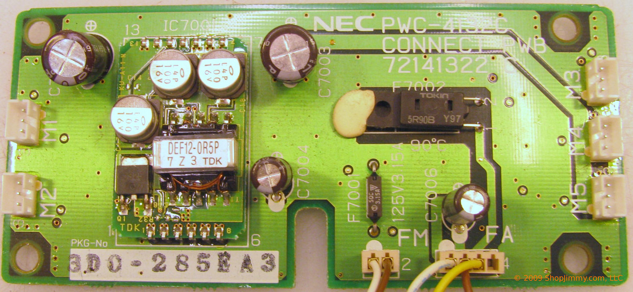 NEC PWC-4132C (72141322C) PC Board