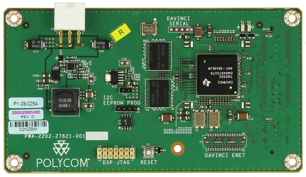 Polycom 2202-27621-001 Brutus DC PCB Polycom 2202-27621-001 Brutus DC PCB
