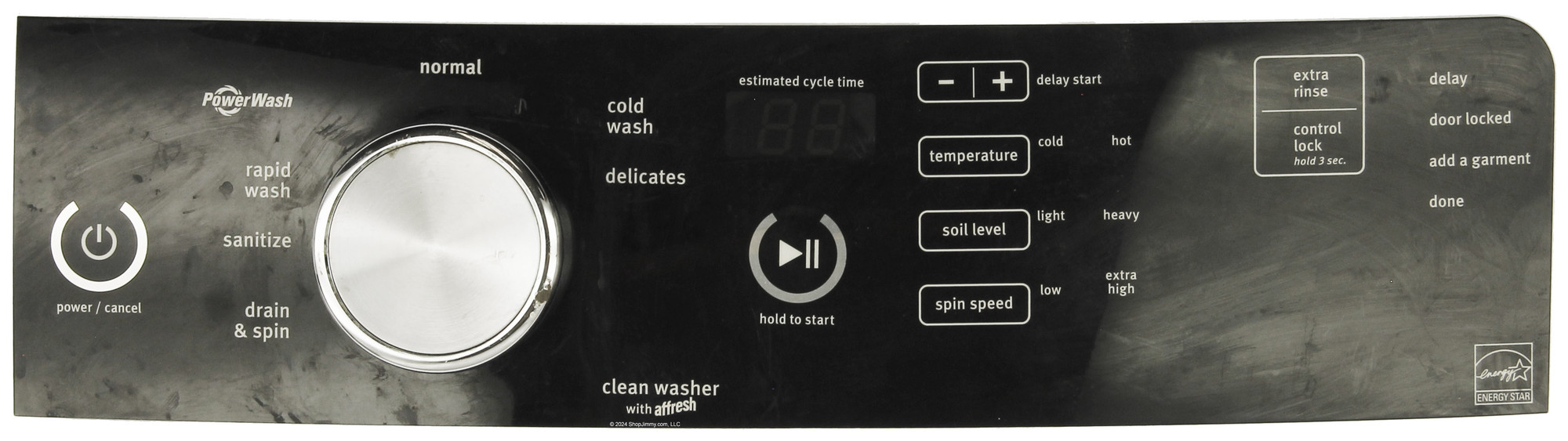 Whirlpool Washer W10748421 User Display and Control Board