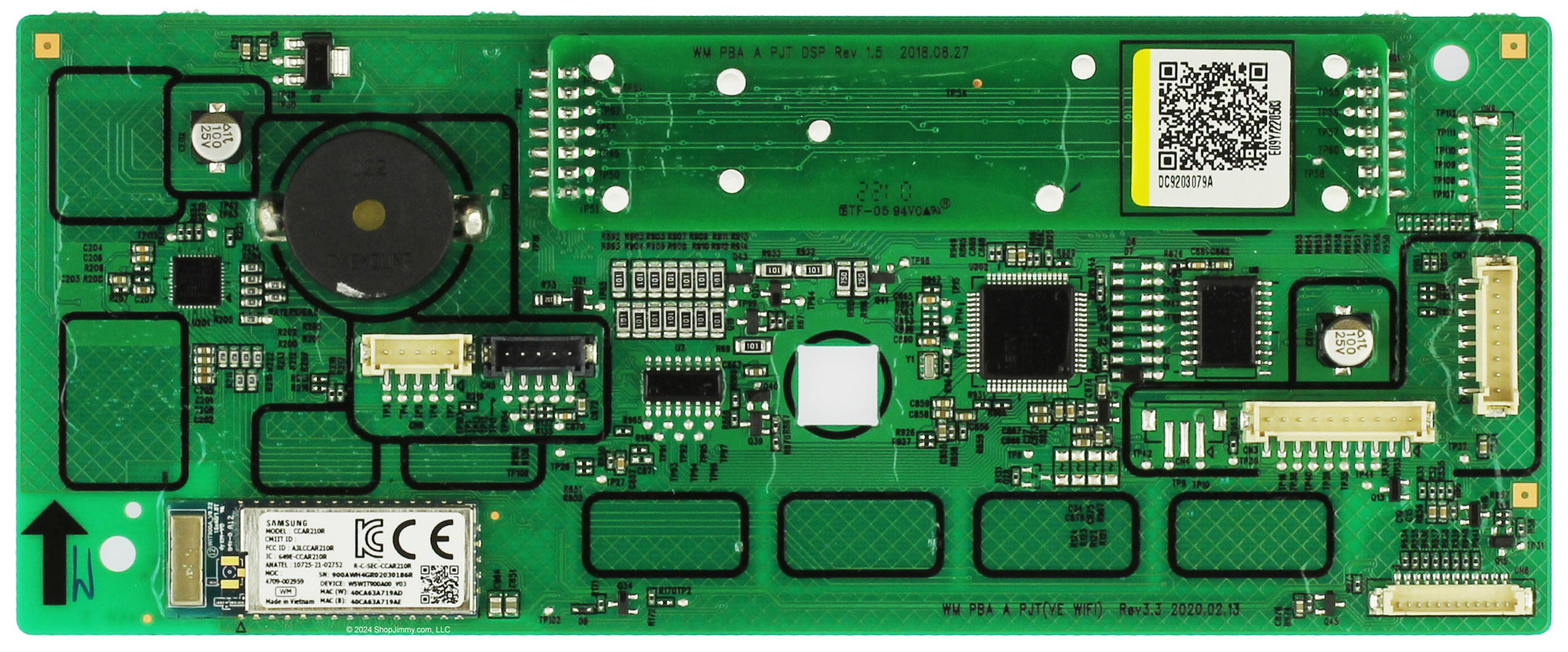 Samsung Washer DC92-03079A Control Board