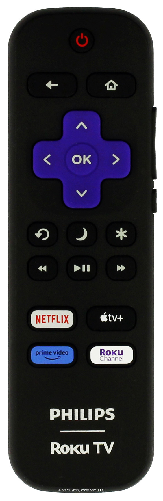 Philips 3026000067 Netflix Apple Prime Roku Remote Control -- NEW