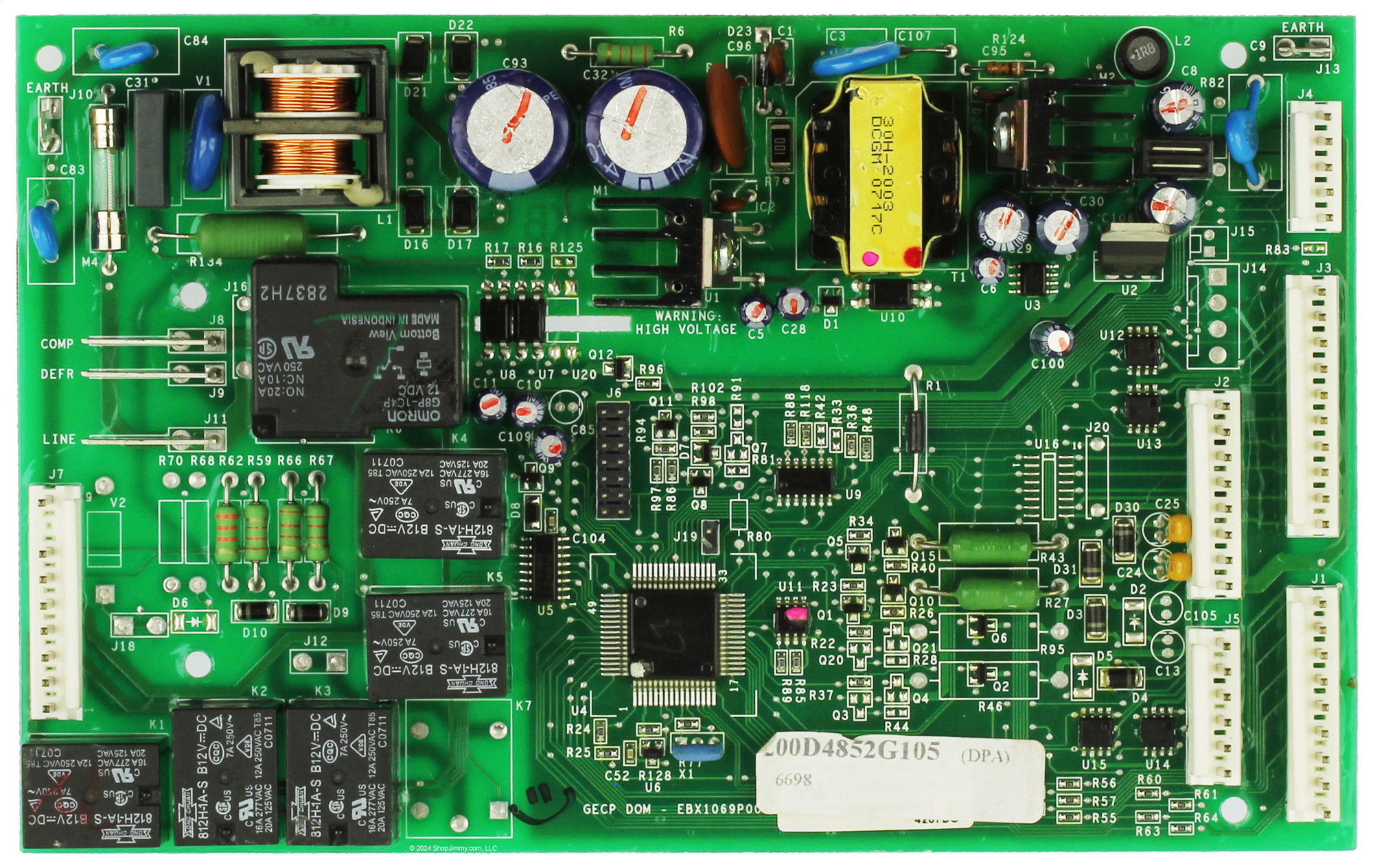 GE Refrigerator 200D4852G105 Main Control Board Assembly