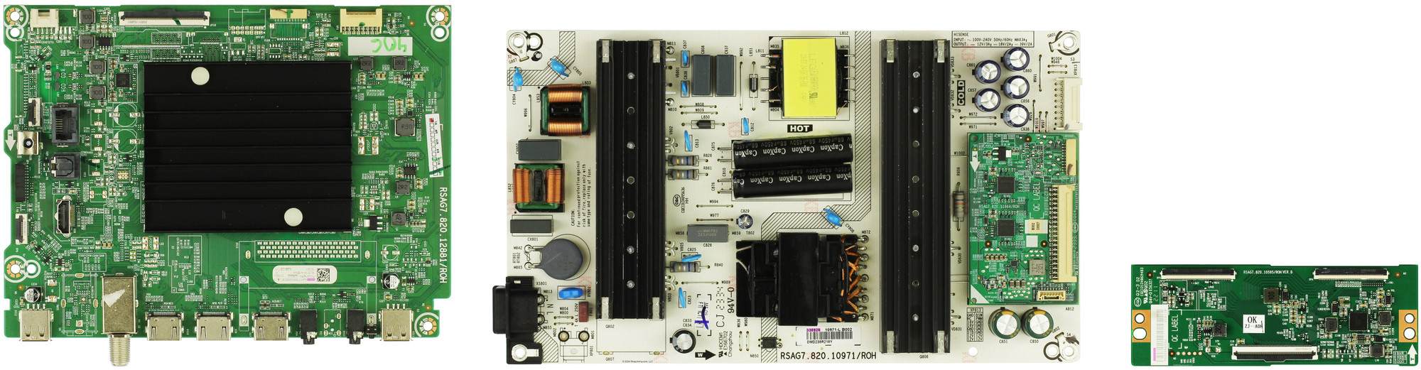 Hisense 50U6H Complete LED TV Repair Parts Kit VERSION 2