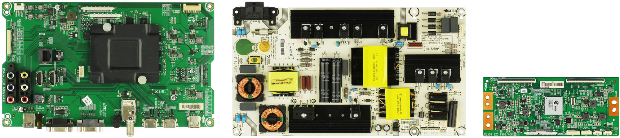 Hisense 55U1600 Complete LED TV Repair Parts Kit
