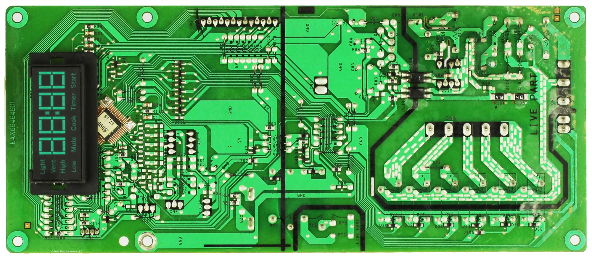 GE Microwave EBR80411802 Control Board