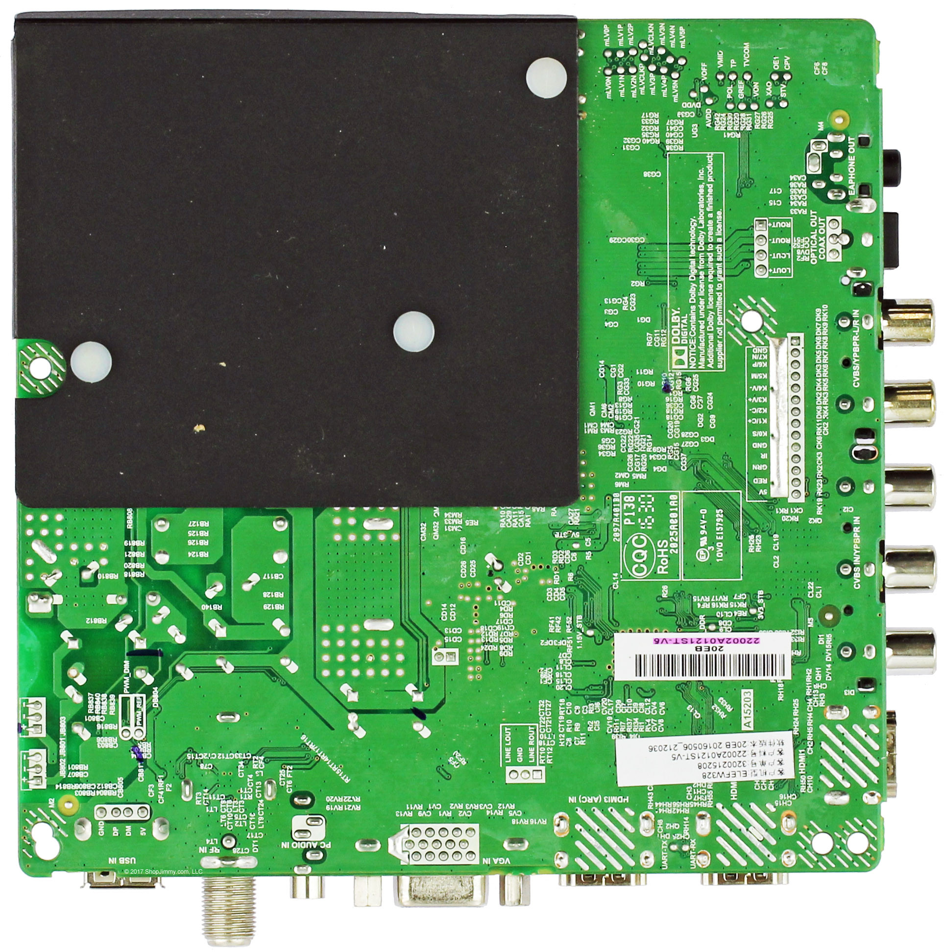 Element 22002A0121ST-V5 Main Board / Power Supply for ELEFW328B (H6B8M ...