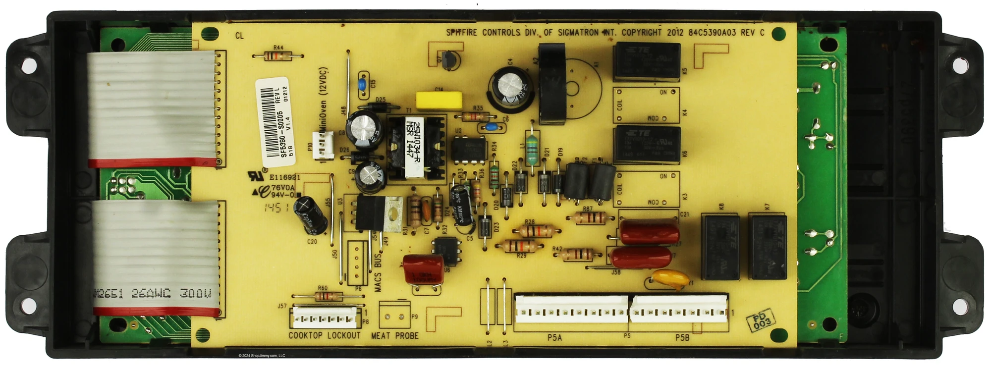 Kenmore Frigidaire Range 316630005 Main Control Board - Black Overlay