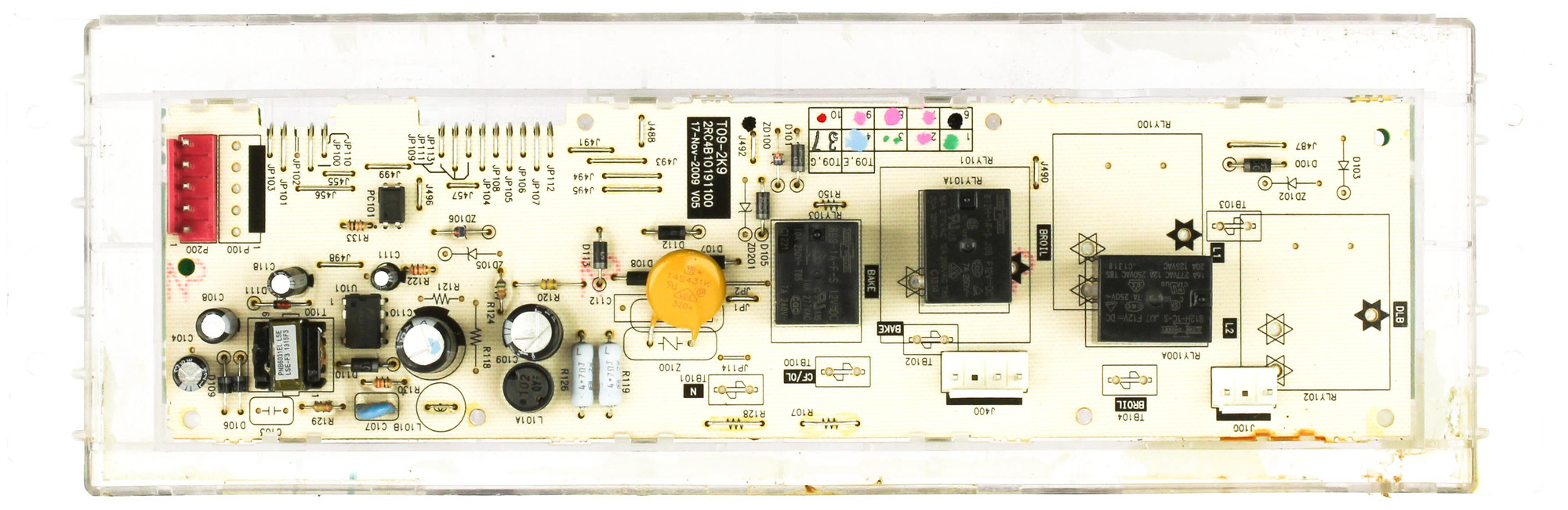 GE 164D8450G037-No-Overlay Oven Control Board