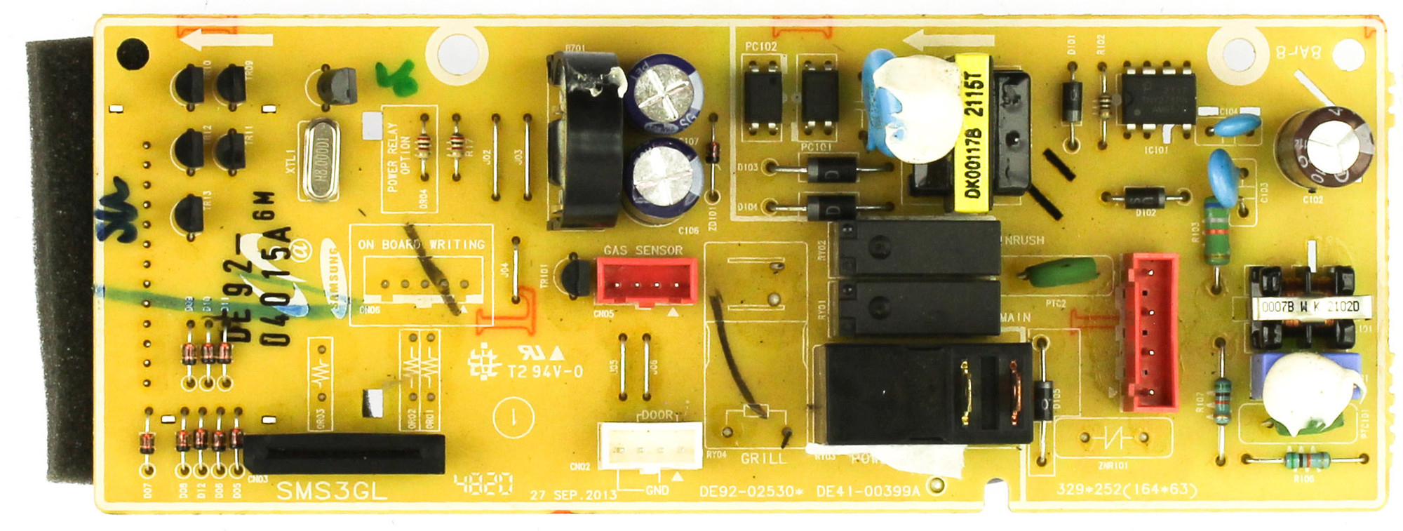 Samsung DE92-04015A Microwave Control Board