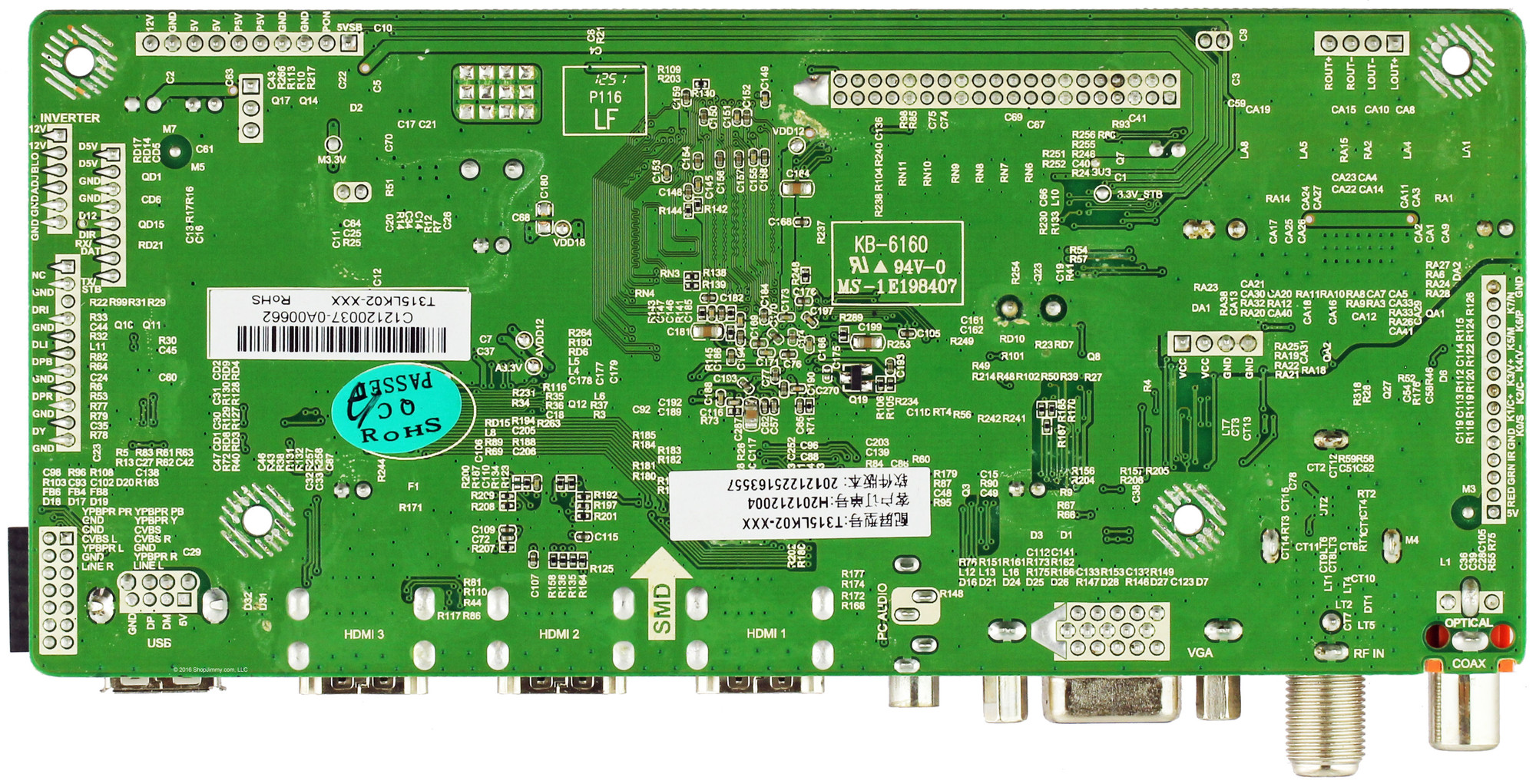 Proscan Main Board for PLDEDV3292A-B (SN beginning with A1301)