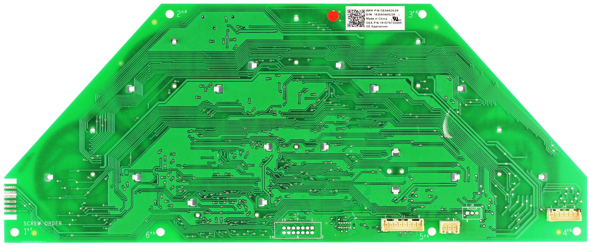 GE Cooktop WB27X28590 Display Board Assembly