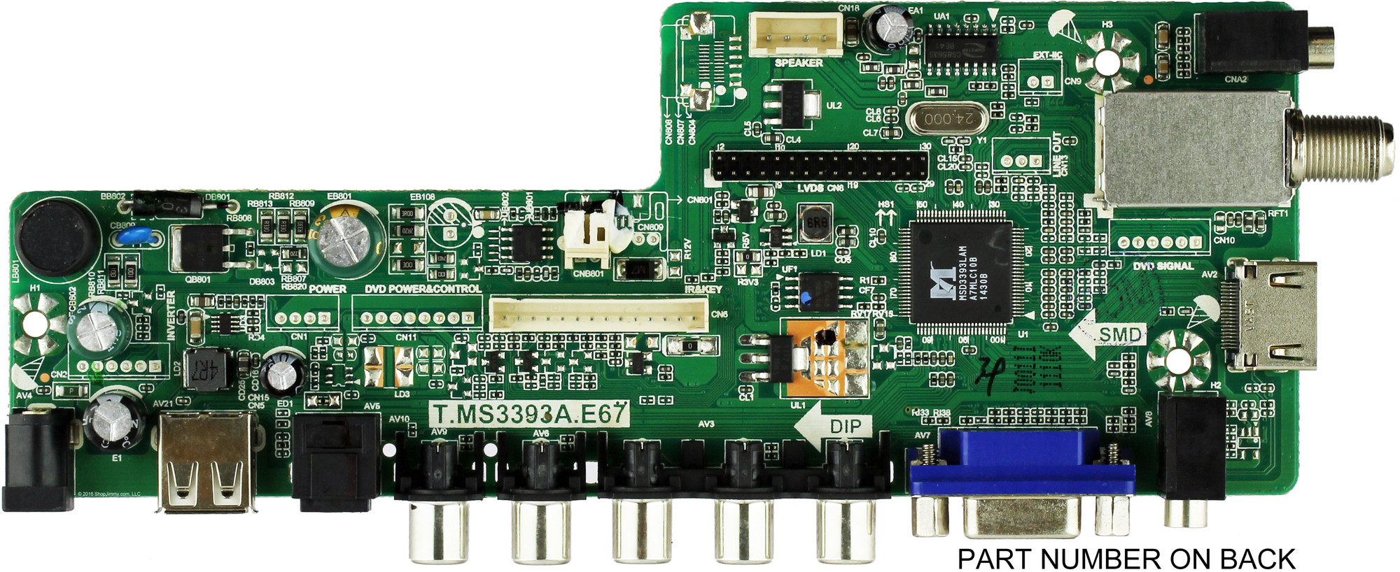 Element 34012594 Main Board for ELEFW247