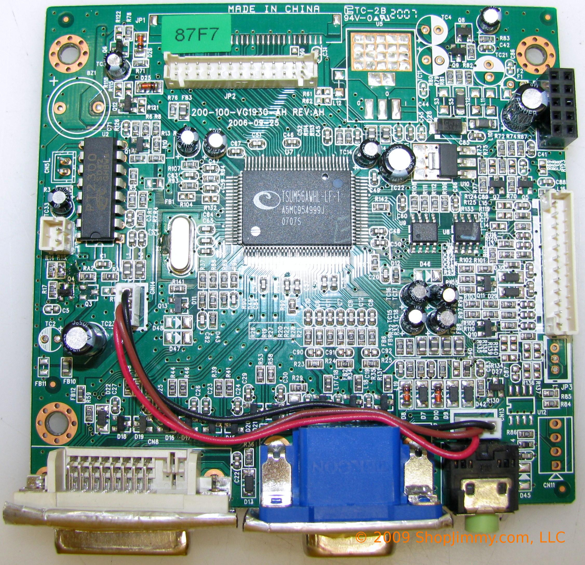 Viewsonic 899-VGl-19A2D-AH Main Board for VG1930WM