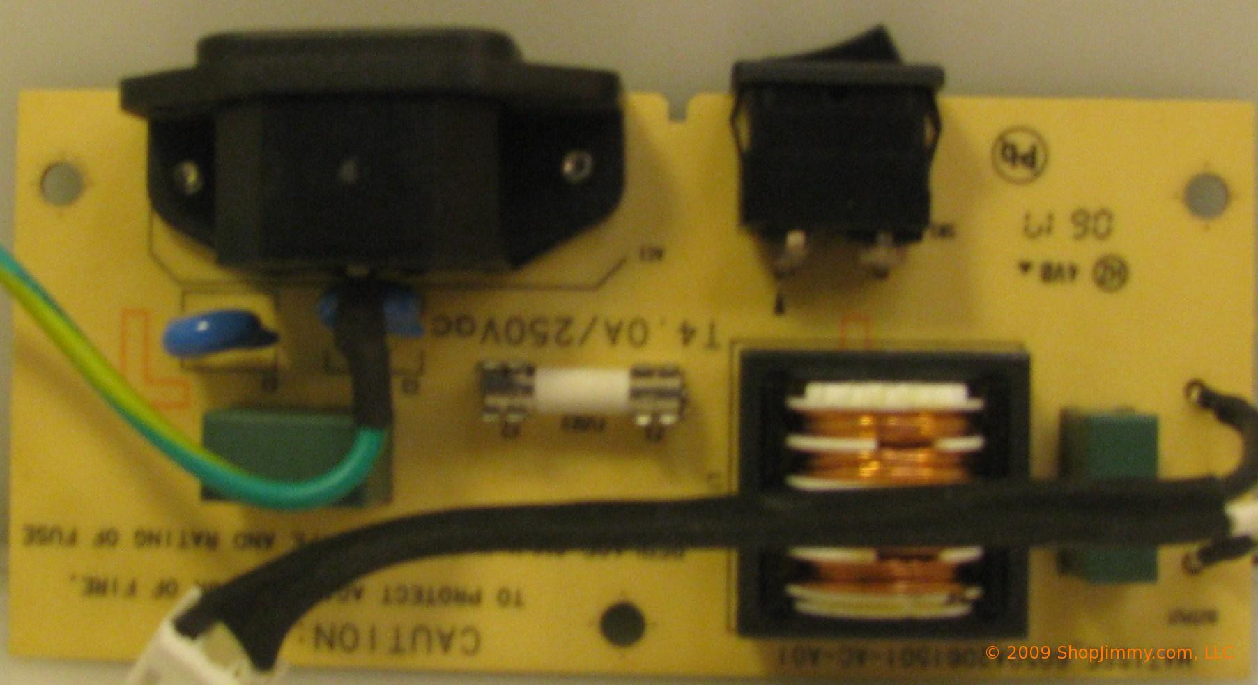 Viewsonic 6050A2061501 Power Filter Board