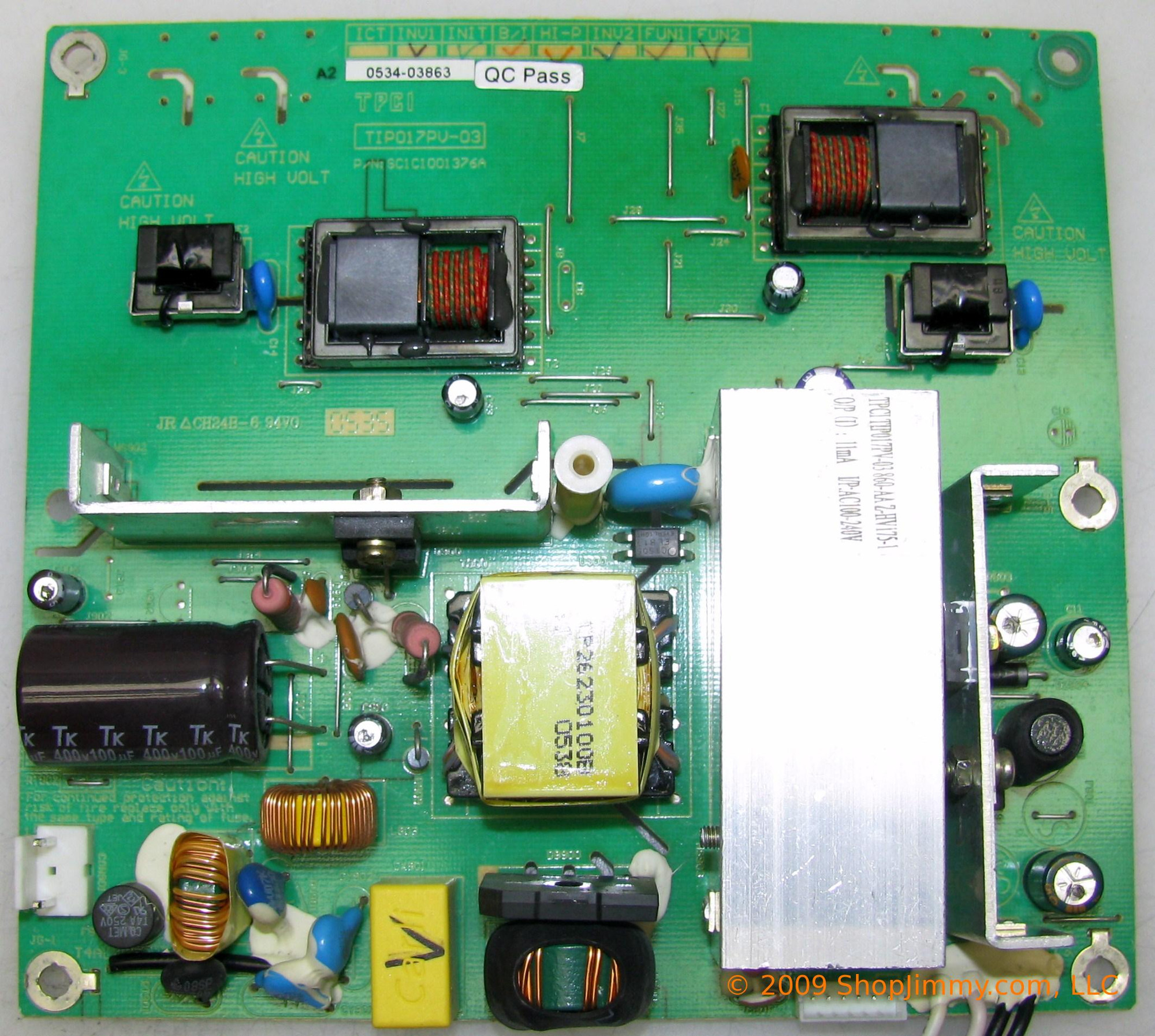 Proview 860-AAZ-HV175-1 Power Supply / Backlight Inverter