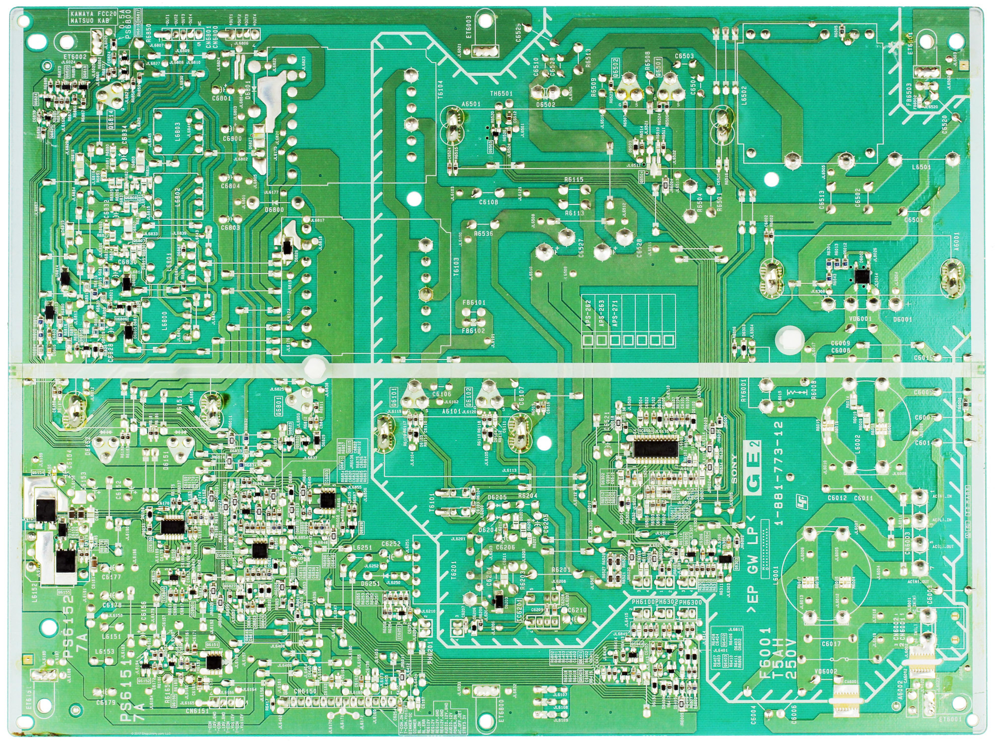 Sony 1-474-212-11 (APS-263(CH), 1-881-773-12) GE2 Power Board